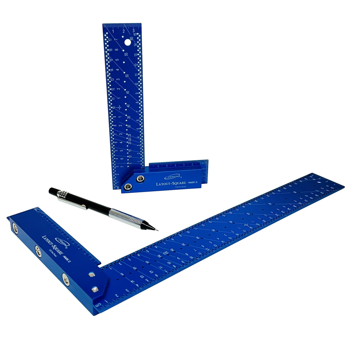 iGaging 175mm & 325mm Layout Square Set | Wood Workers Workshop